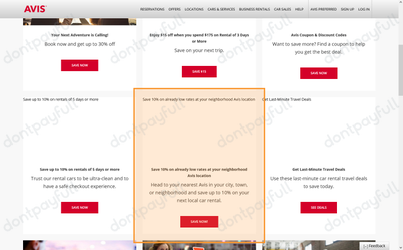Avis Coupons - 35% Off Promo Code December 2025