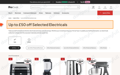 ProCook Discount Codes - 20% Off Promo Code Jan 2026