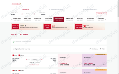 15% Off Air India Promo Code, Coupon Codes - June 2025