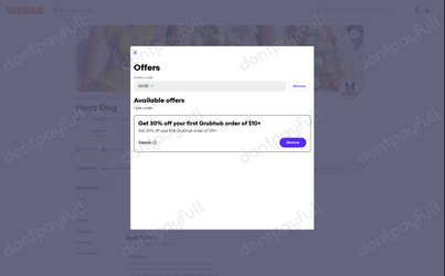 25% Off GrubHub Promo Code, Coupons - June 2025