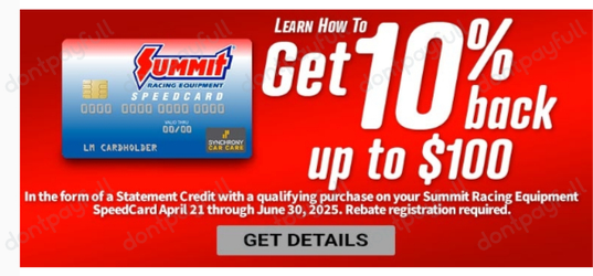 20% Off Summit Racing Promo Code, Coupons - June 2025