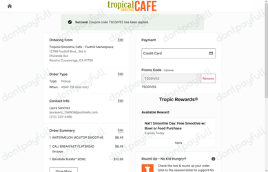 50% Off Tropical Smoothie Promo Codes, Offer Codes 2025