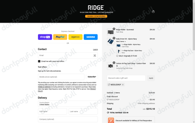 30% Off The Ridge Wallet Coupon Codes, Discount Codes