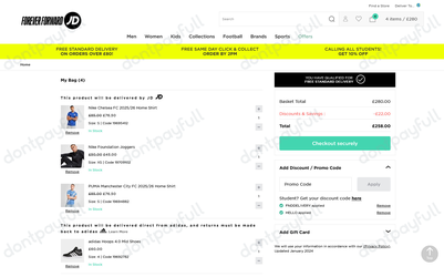 58% Off JD Sports Voucher Codes, Discount Codes - 2025