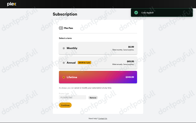 Plex Coupons - 40% Off Coupon Code December 2025