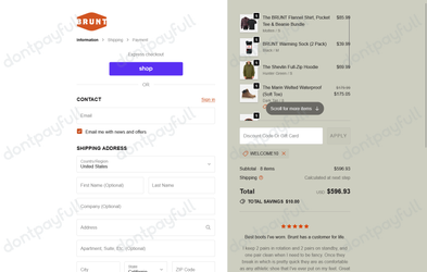 25% Off BRUNT Workwear Discount Codes January 2026
