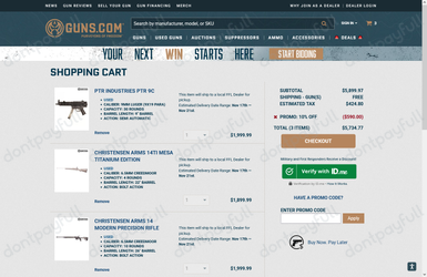 Guns.com Coupons - 25% Off Coupon Code Dec 2025