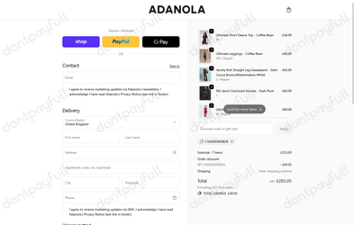 Adanola Discount Codes - 20% Off Promo Code Dec 2025