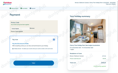 Parkdean Resorts Promo Codes - Get 25% Off in Jan 2026