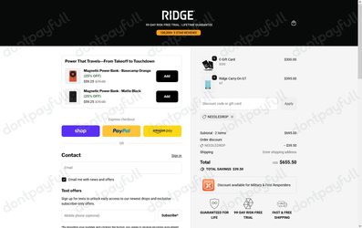 The Ridge Wallet Coupon Codes - Get 30% Off in Feb 2026