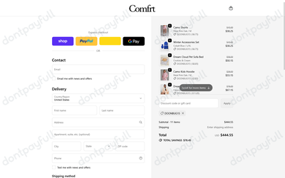 Comfrt Coupon Codes - 20% Off Coupon January 2026