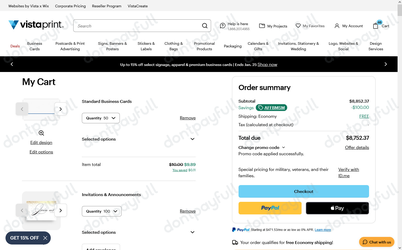 Vistaprint Coupons - 50% Off Coupon Code February 2026