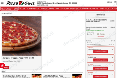 Pizza Guys Coupons - 50% Off Coupon Code March 2026